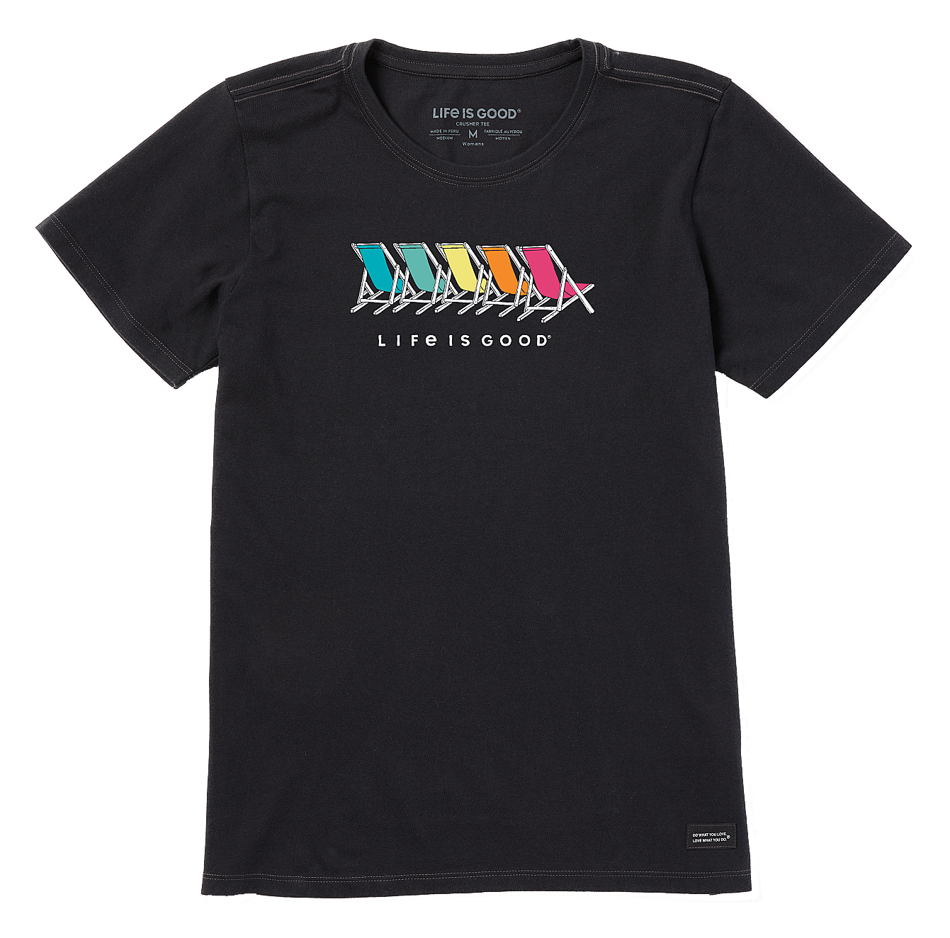 Life is Good Chair Spectrum Crusher Lite Short-Sleeve T-Shirt for ...